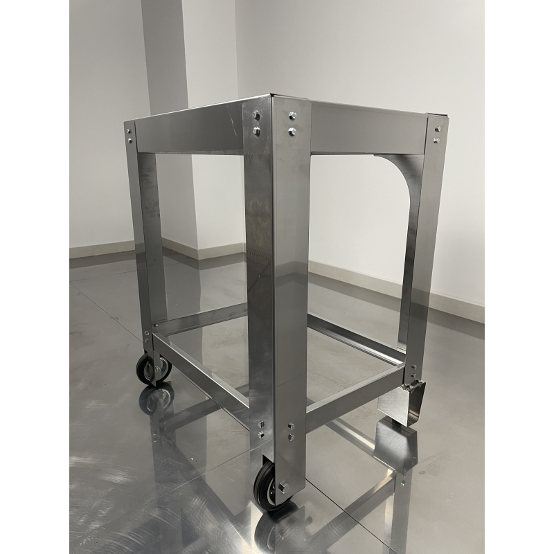 STAINLESS STEEL TROLLEY FOR MOD. 2 PIZZAS
