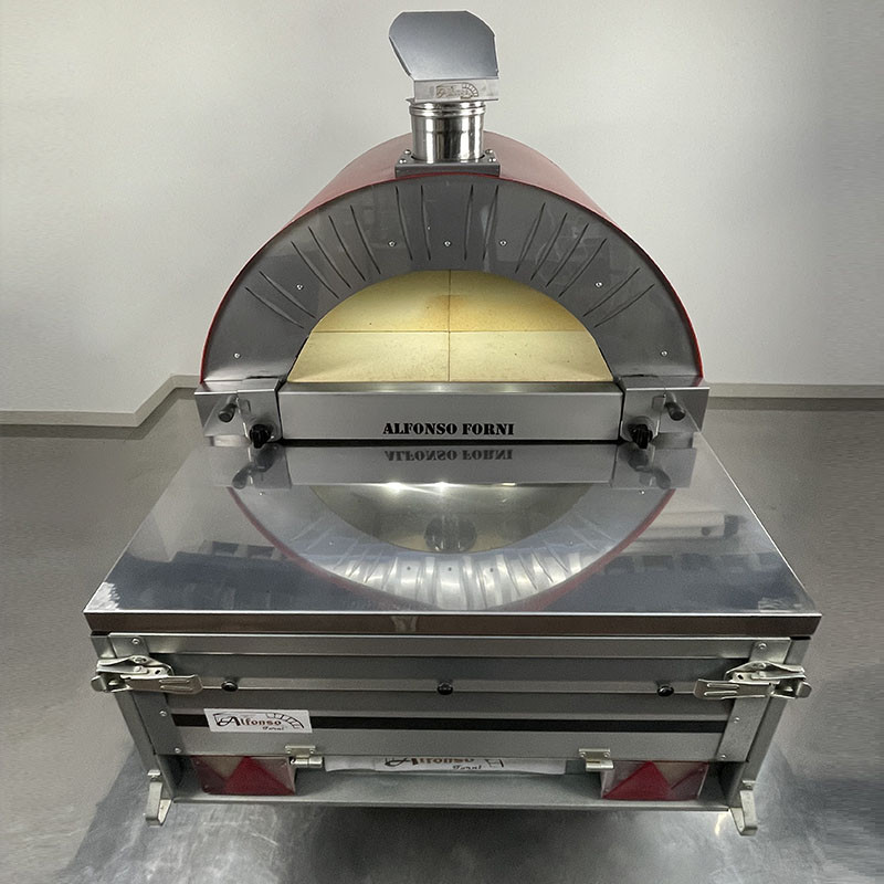 Trailer Mobile 4 Pizzas Professional Oven for Street Food | Alfonso Forni