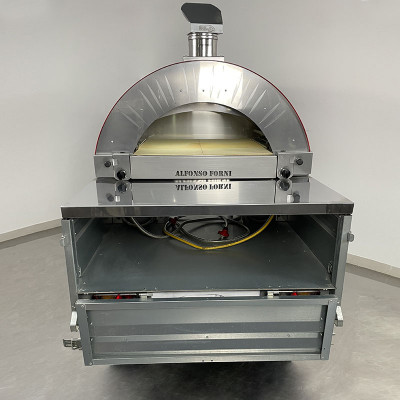 Trailer Mobile 4 Pizze Forno Professionale per Street Food | Alfonso Forni