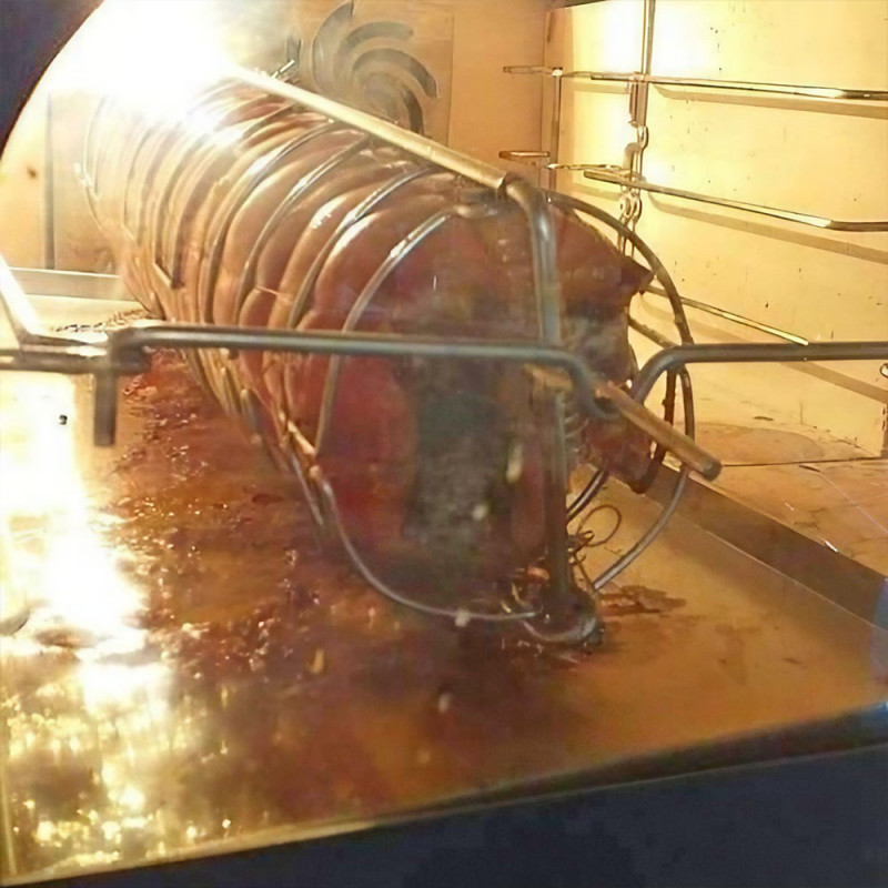 Alfonso Forni | Cage Rotisserie Spit | Wood-burning Oven Accessory