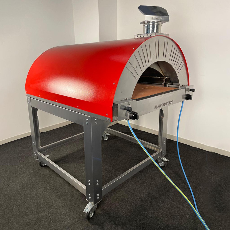 Professional 10-Pizza Hybrid Gas and Wood-Fired Oven | Alfonso Forni